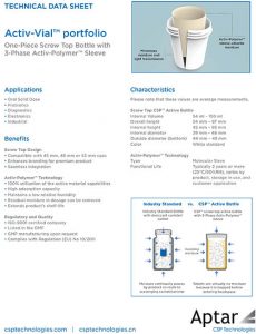 Packaging Development Resources - Docs, Literature & Videos: Aptar CSP
