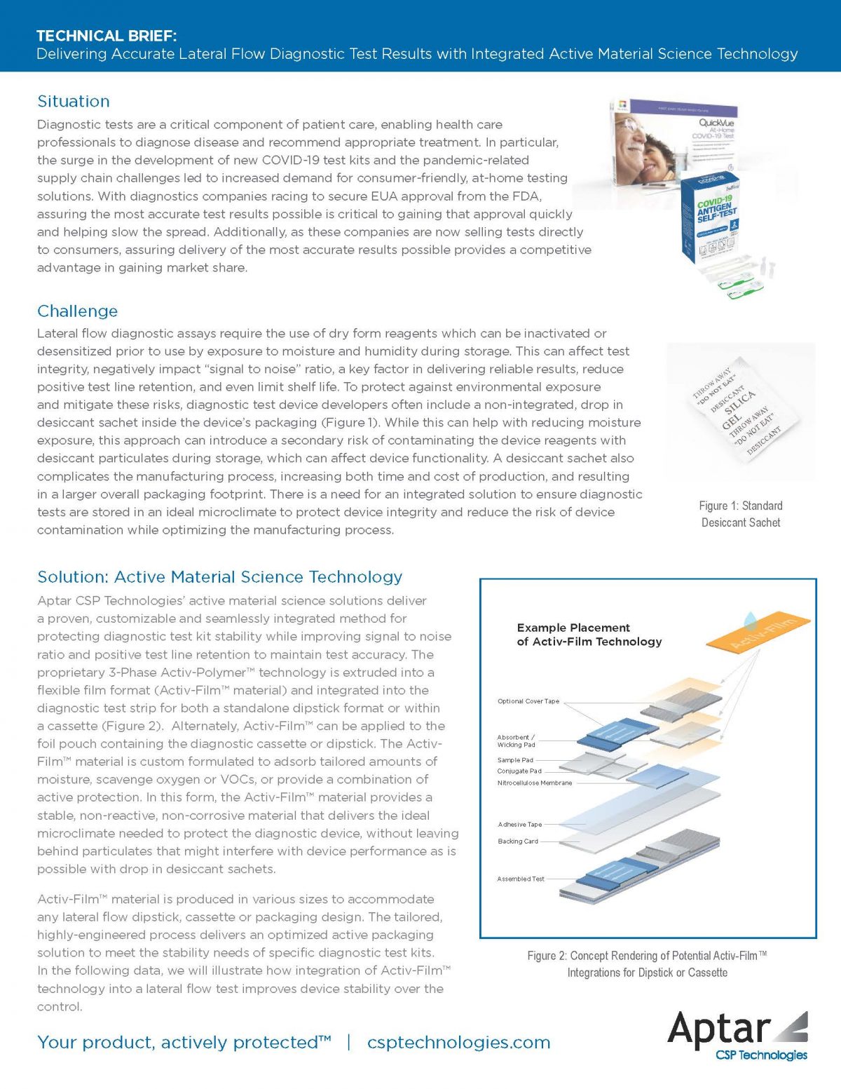 Diagnostic Packaging Solutions: Aptar CSP Technologies